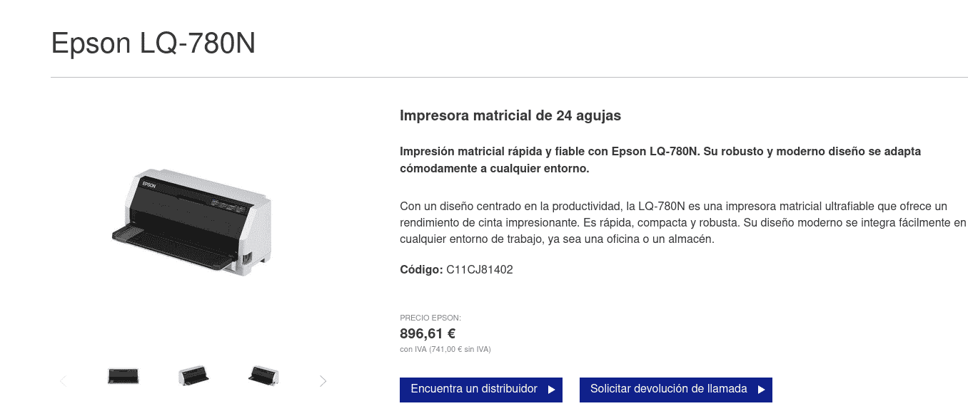 Impresora Epson LQ-780 y LQ-780N | Review del Experto | Quecartucho.es